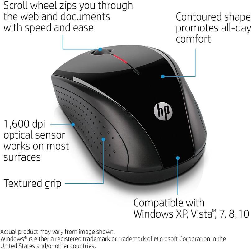 HP X3000 G3 Wireless Mouse - Black | AbmarketX