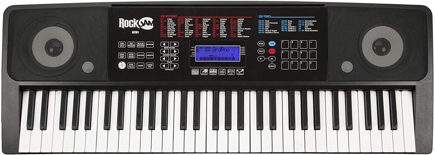 RockJam 61‑Key Touch Display Keyboard Piano Kit | AbmarketX